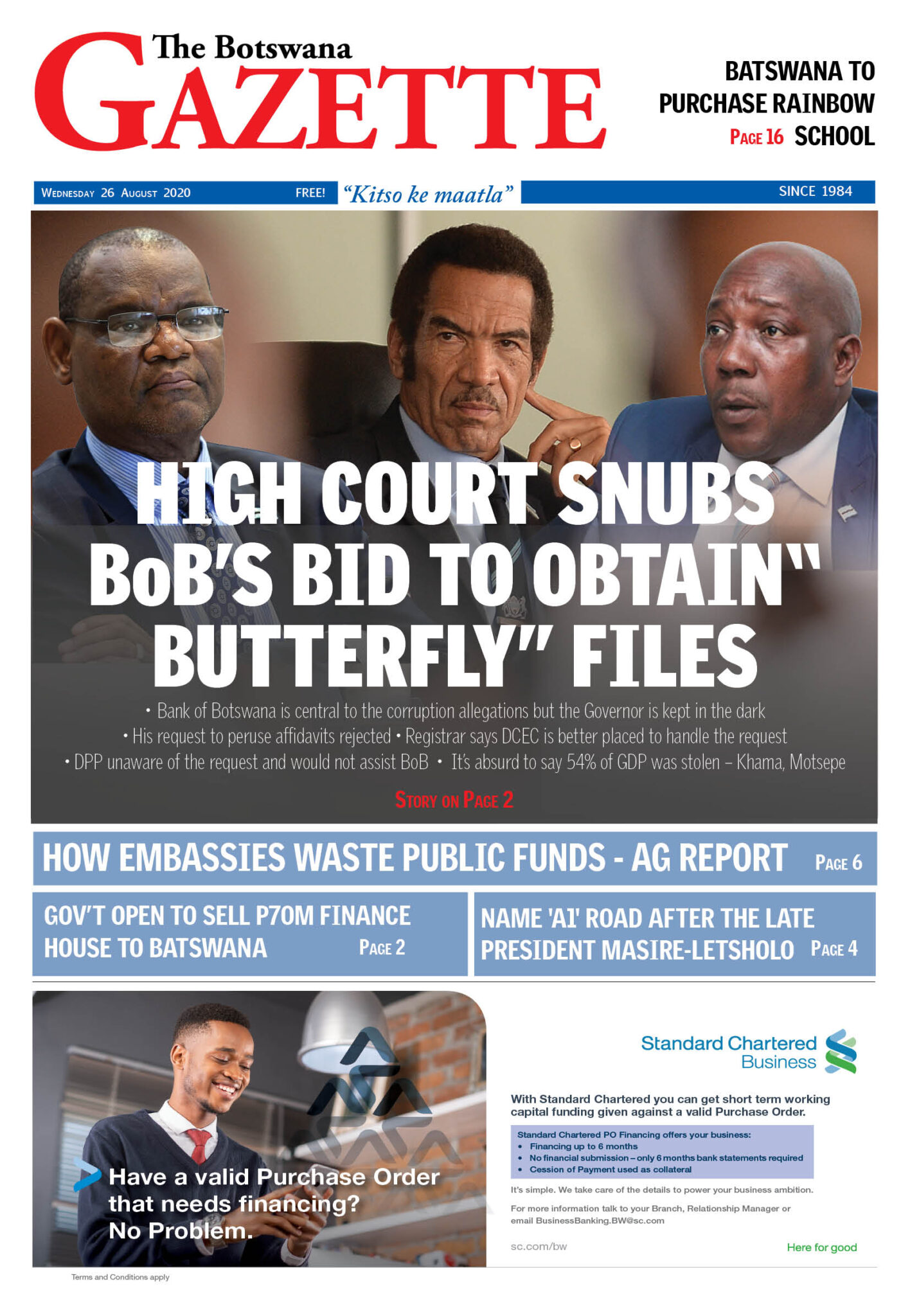 E-Edition – Botswana Gazette