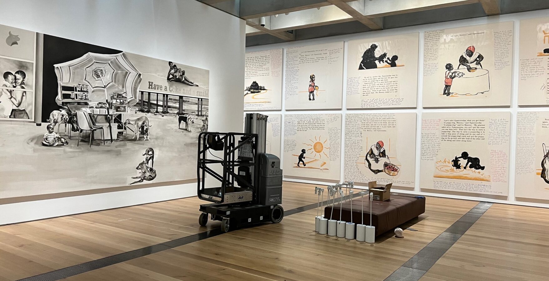 Meleko Mokgosi exhibits his “Current 12” on Botswana Day – Botswana Gazette