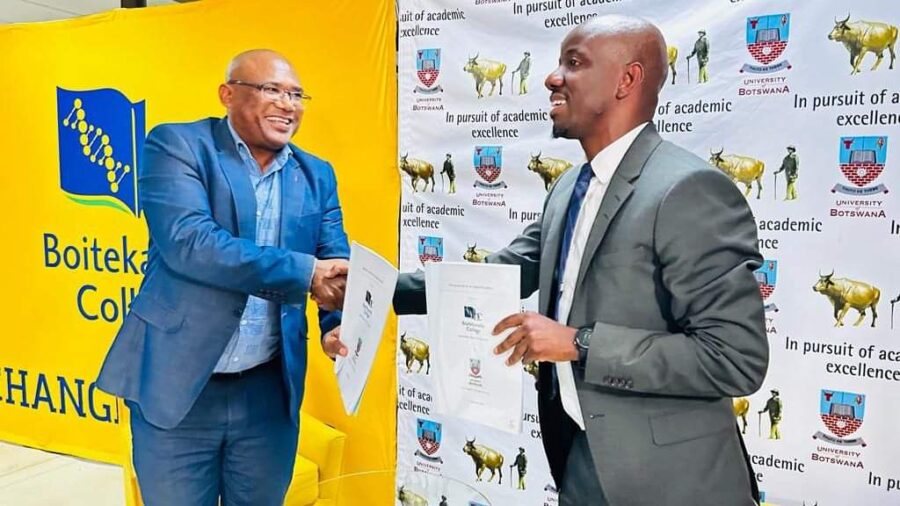 UB and Boitekanelo Forge Healthcare education Partnership – Botswana ...