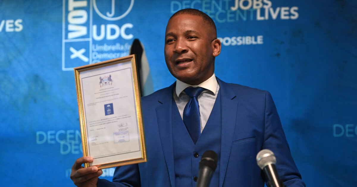 BOKO: UDC Talks Are 95% Completed – Botswana Gazette